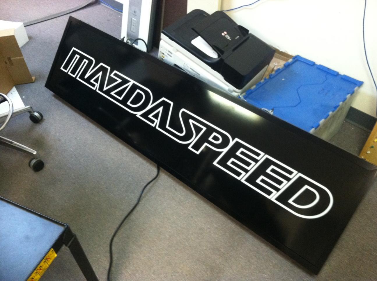 {WTB} Mazdaspeed Illuminated Sign - RX8Club.com